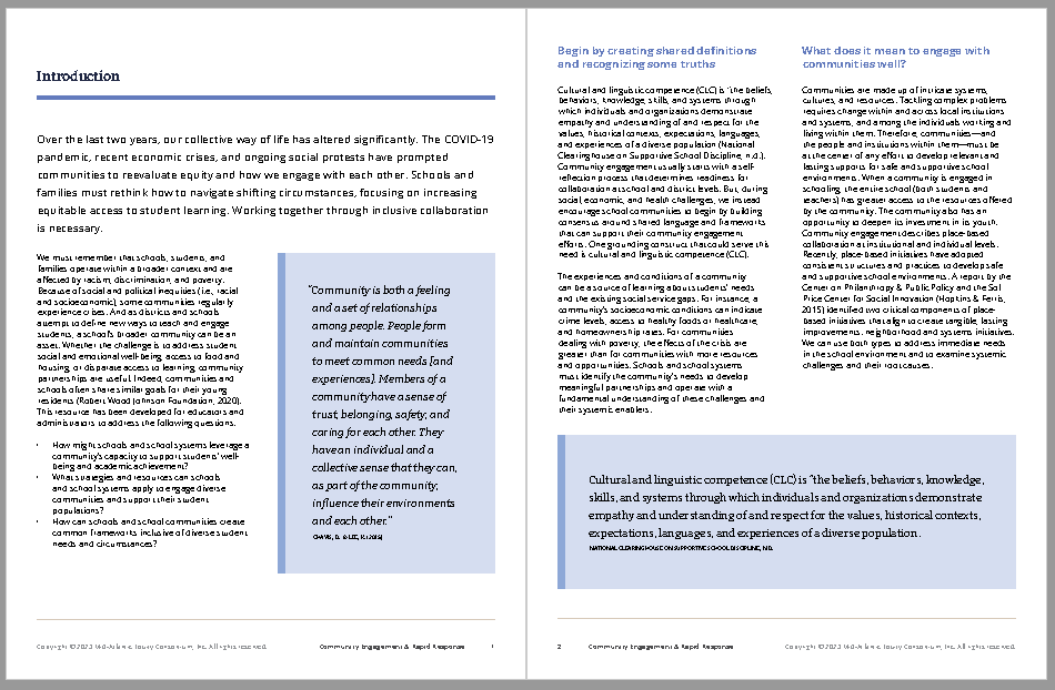 Community Engagement & Rapid Response: Building capacity and strategies ...